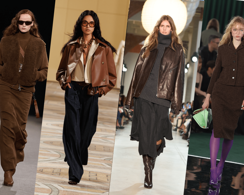 The Best Brown Jacket Outfits from Fall 2025 Runways